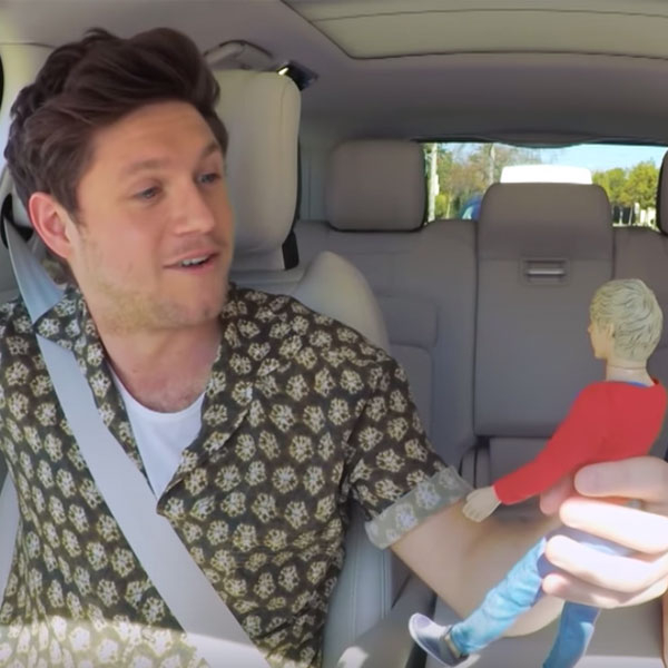 Niall Horan Plays With 1D’s Craziest Merch During His Carpool Karaoke
