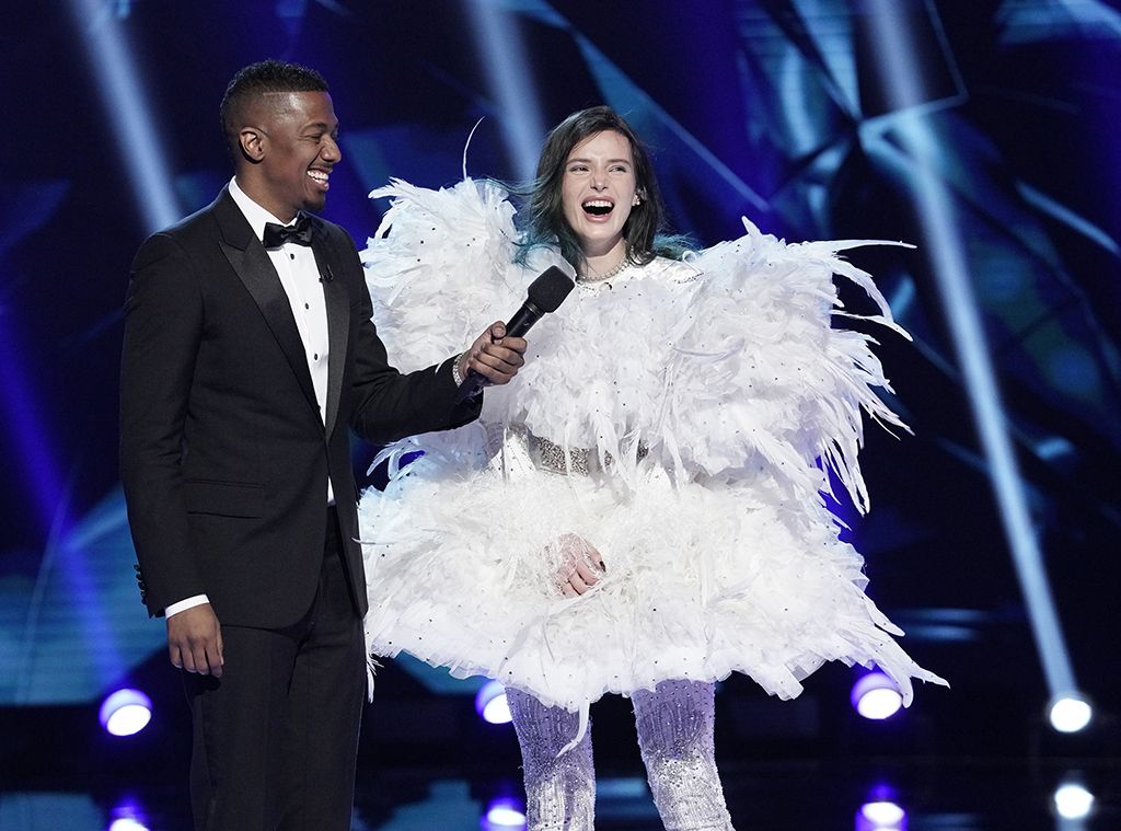 Bella Thorne as the Swan from Ranking The Masked Singer Reveals From ...