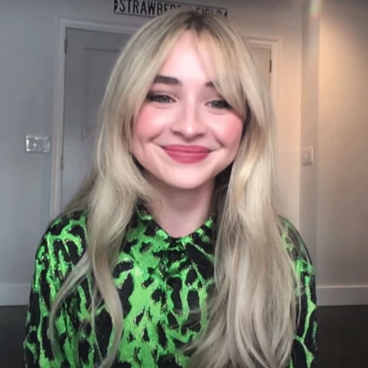 Watch Sabrina Carpenter Dodge James Corden's Questions on "Skin" Drama