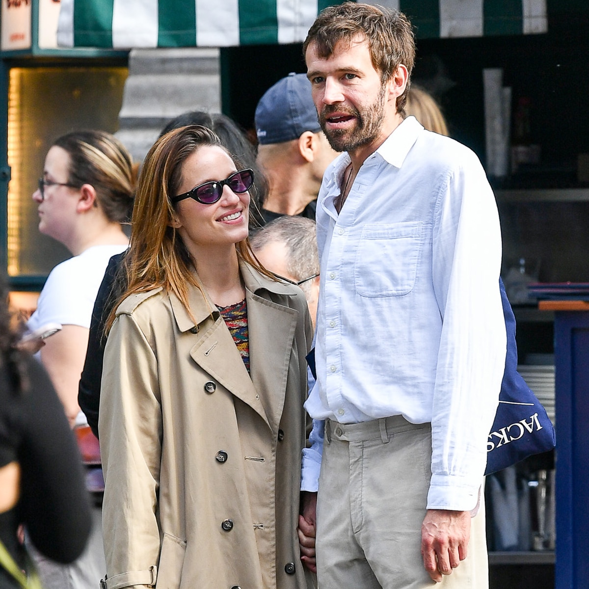 Glee’s Dianna Agron Shares Kiss With Boyfriend Harold Ancart ...