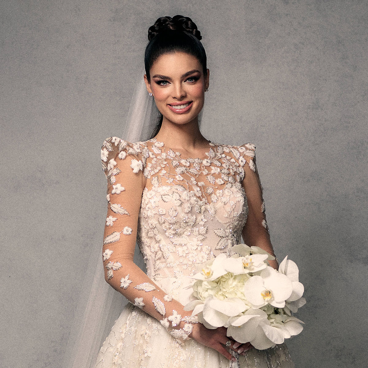 Nadia Ferreira: All the Wedding Dresses She Wore to Marry Marc Anthony