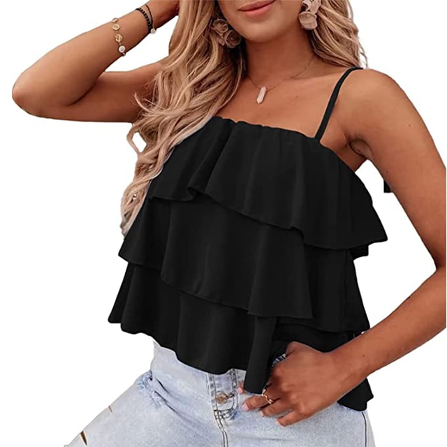 Amazon Shoppers Love This "Very Cute & Comfortable" Ruffled Summer Top