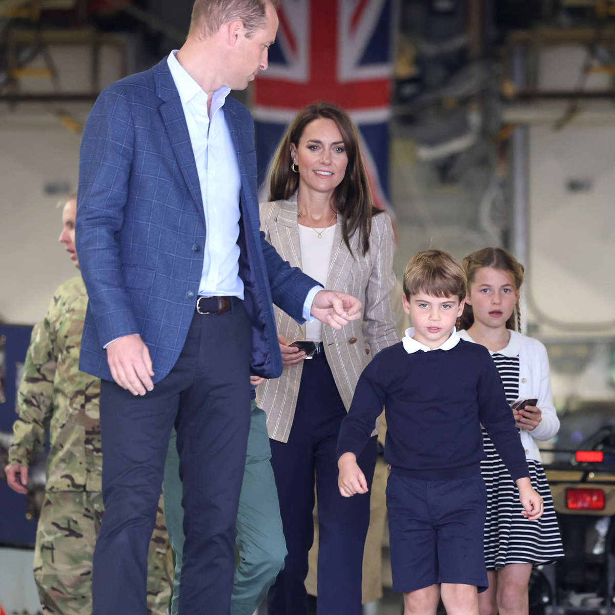 Prince William and Kate Middleton Take Their 3 Kids to Air Show