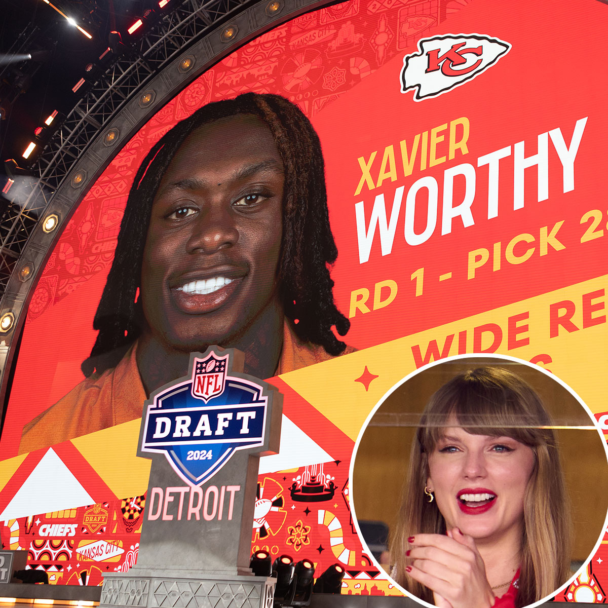 Taylor Swift Supports Travis Kelce's New Teammate Xavier Worthy