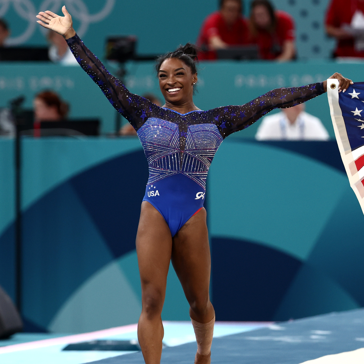 Simone Biles Wins Gold During Gymnastics All Around Final