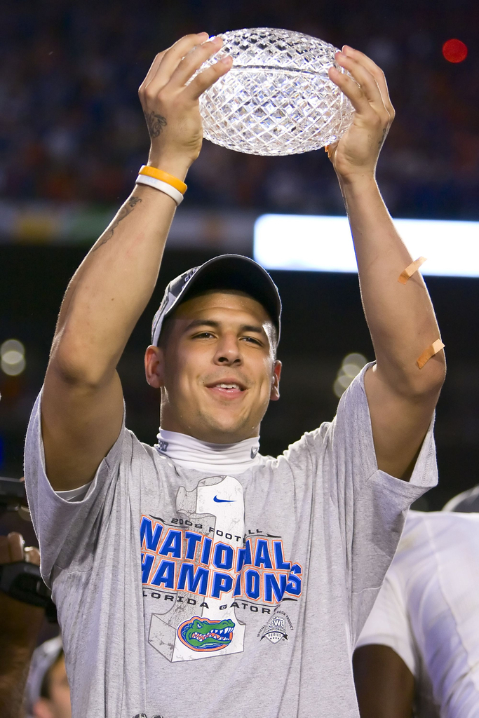 aaron hernandez school