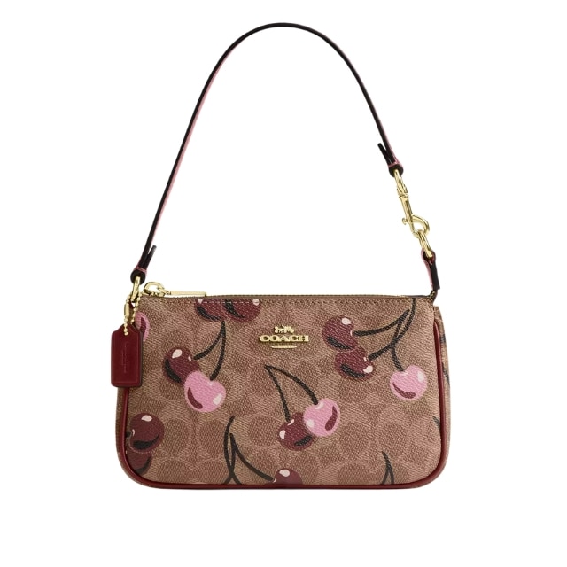 coach purses cherry
