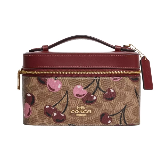 coach purses pink cherry