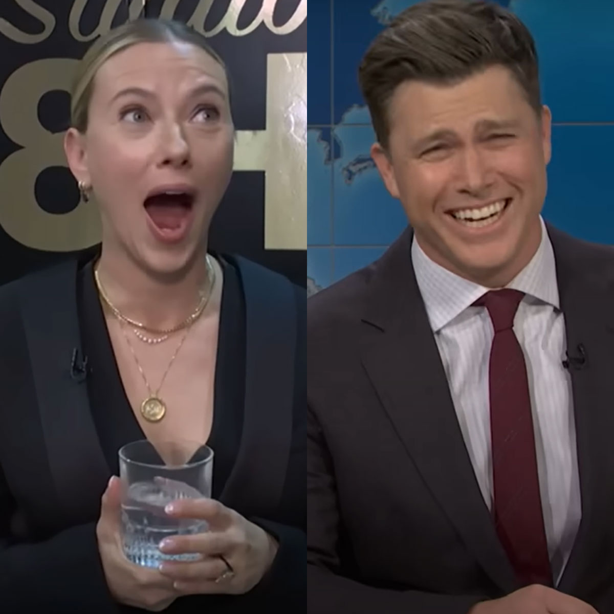 Saturday Night Live Jokes About Scarlett Johansson, Colin Jost