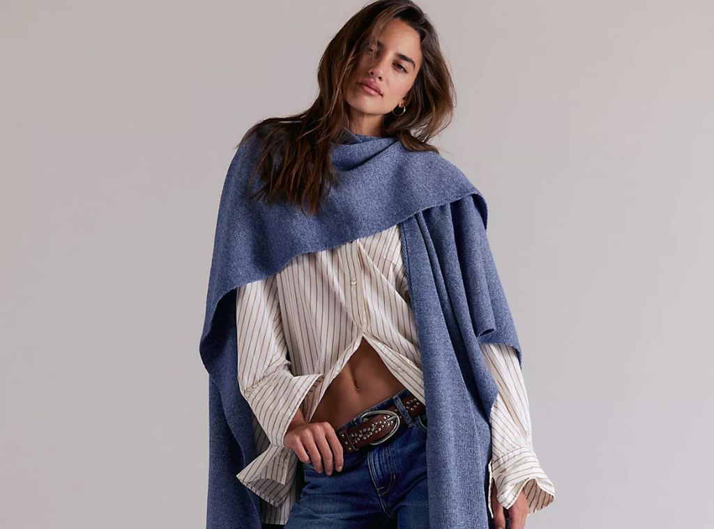 Chic Blanket Scarves to Fight Freezing Office Temps
