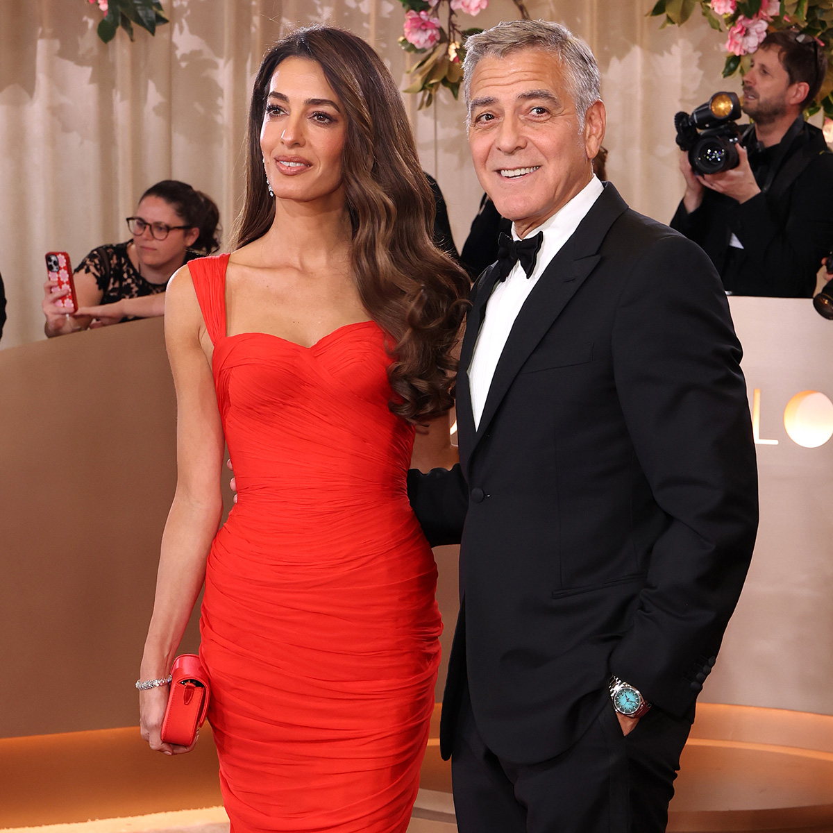 Golden Globes 2026: George Clooney, Amal Clooney Red Carpet