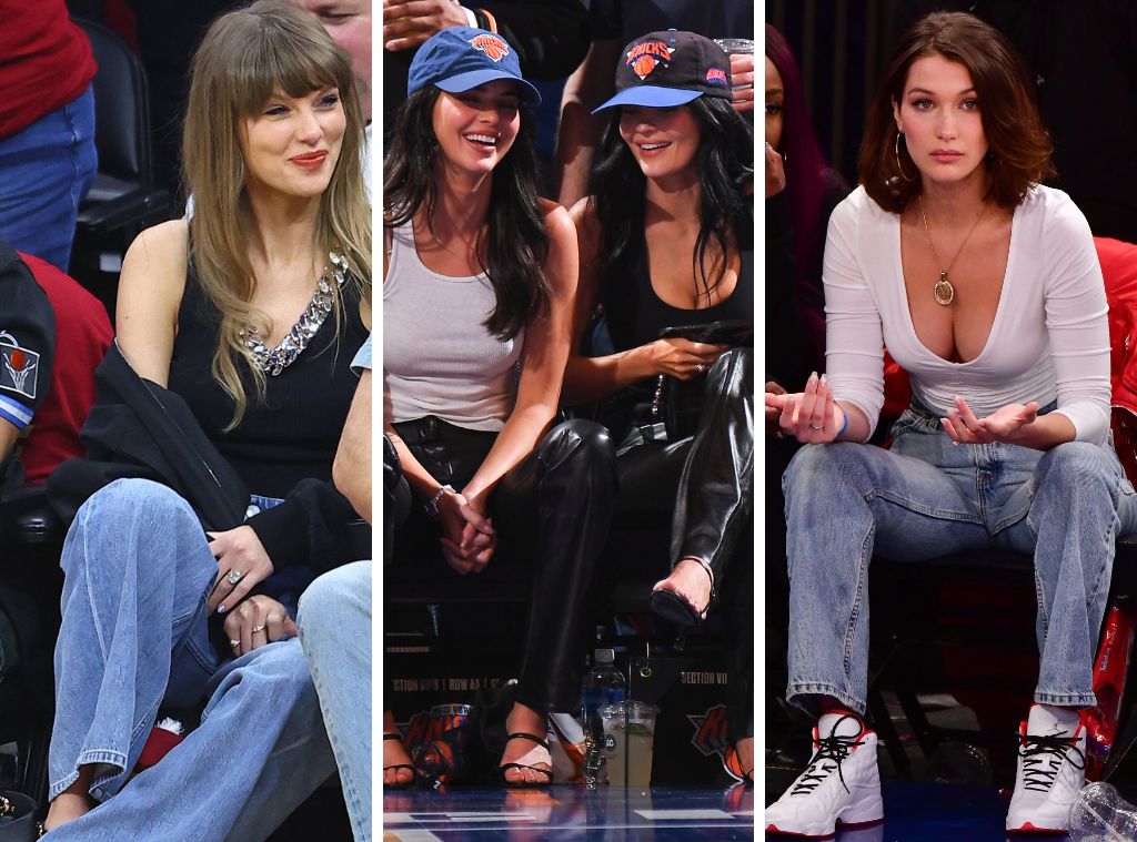 The Courtside Outfit Formula Celebrities Can't Stop Wearing